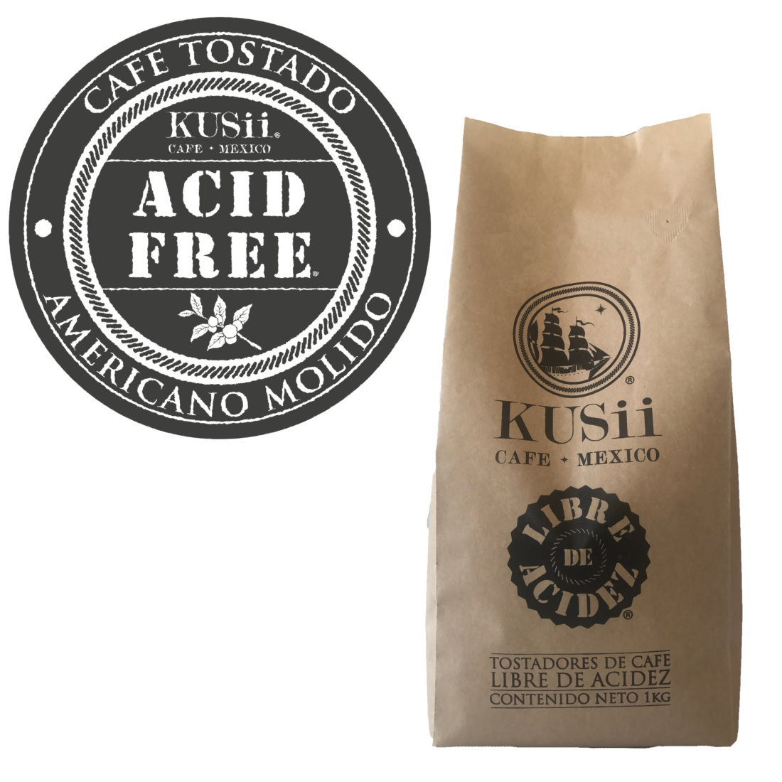 Café Tostado Europeo Libre de Acidéz orgánico y artesanal